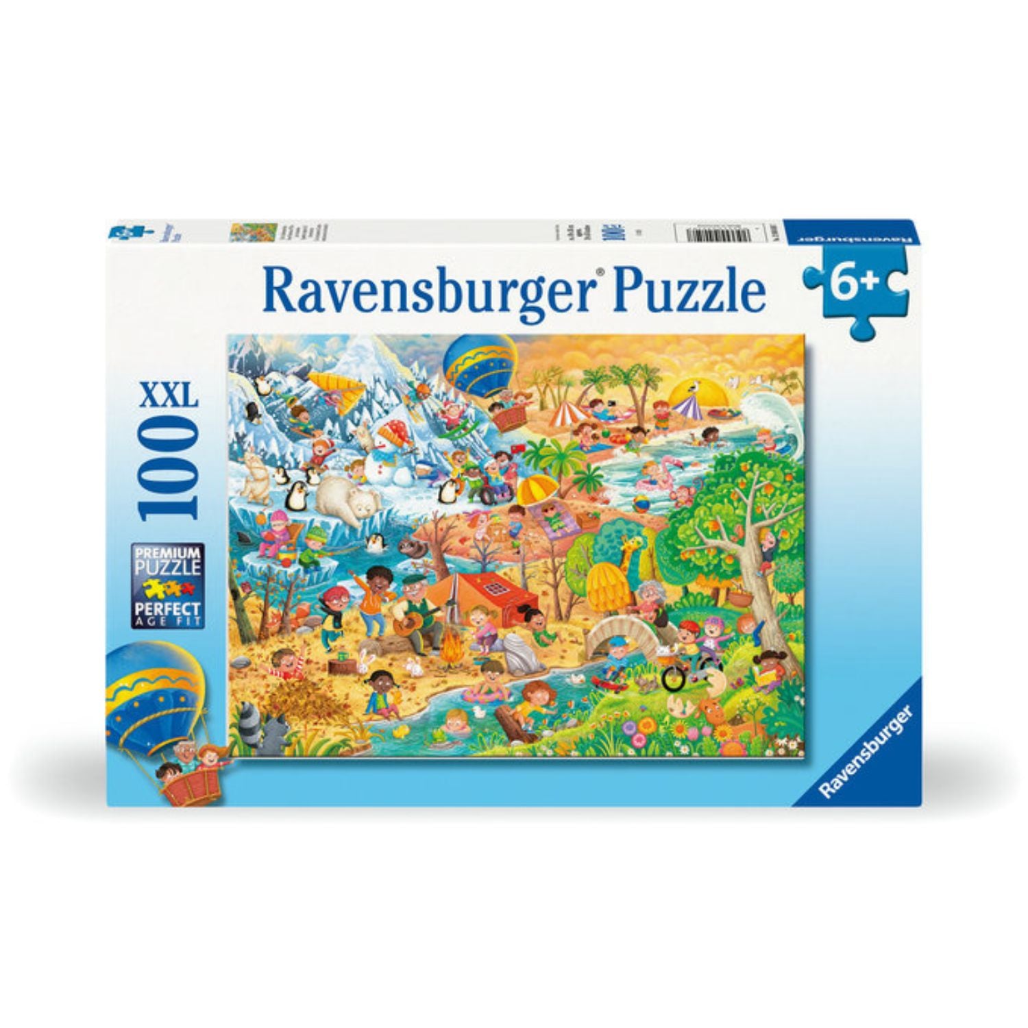 Puzzle Las Cuatro Estaciones – 100 piezas XXL | Ravensburger ...