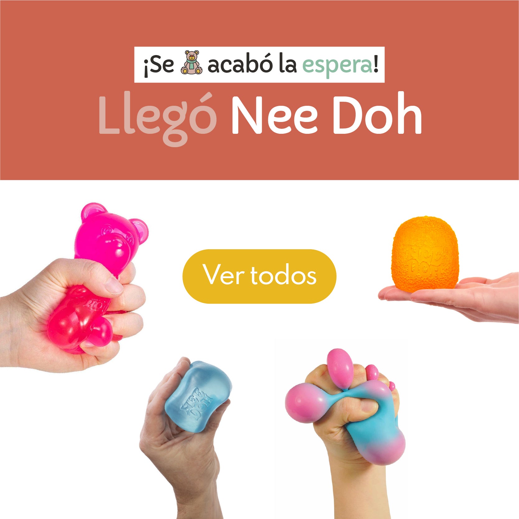 NeeDoh- Los fidget apretable antiestrés más virales - Originales ...